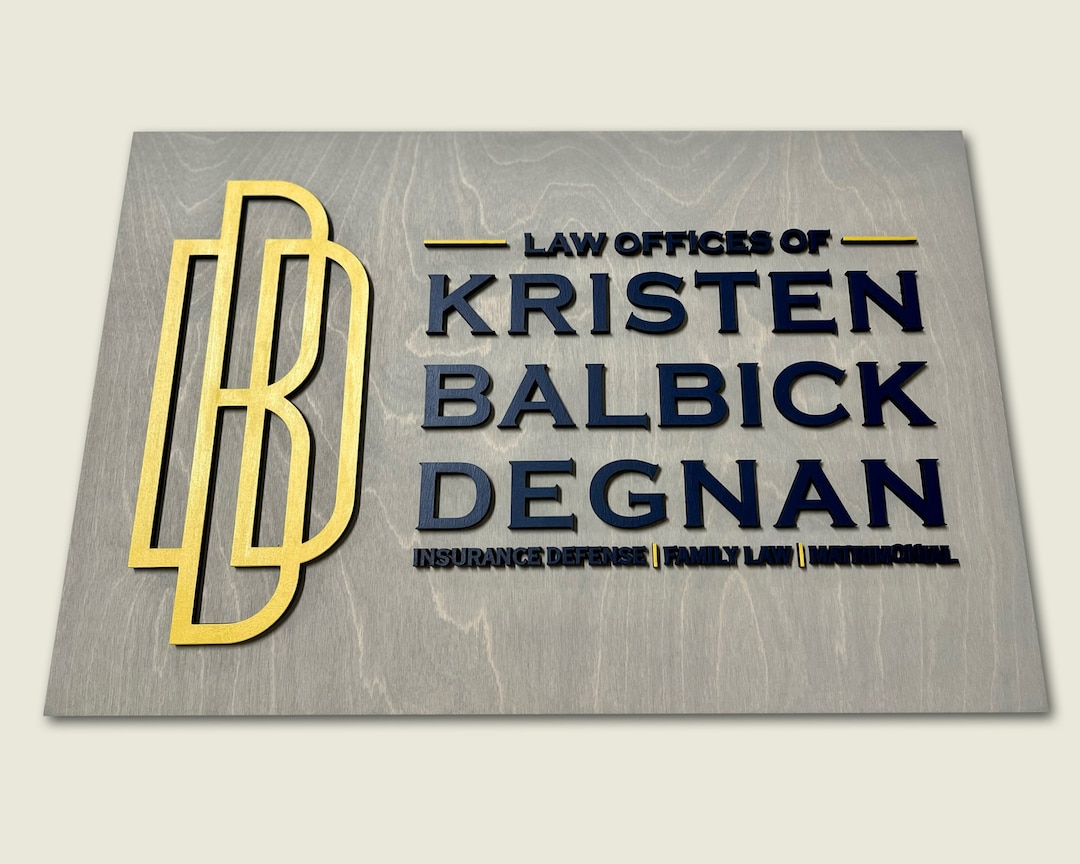 Law Office Sign - Custom Sign for Lawyer Office - Custom Law Office ...