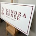 Double Sided Outdoor Business Sign: Custom 3D Acrylic Logo - Etsy