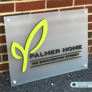 Custom Laser Cut 3D Layered Logo Sign on Acrylic With Stand Offs ...