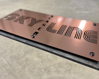 Stacked Text Sign - Etsy