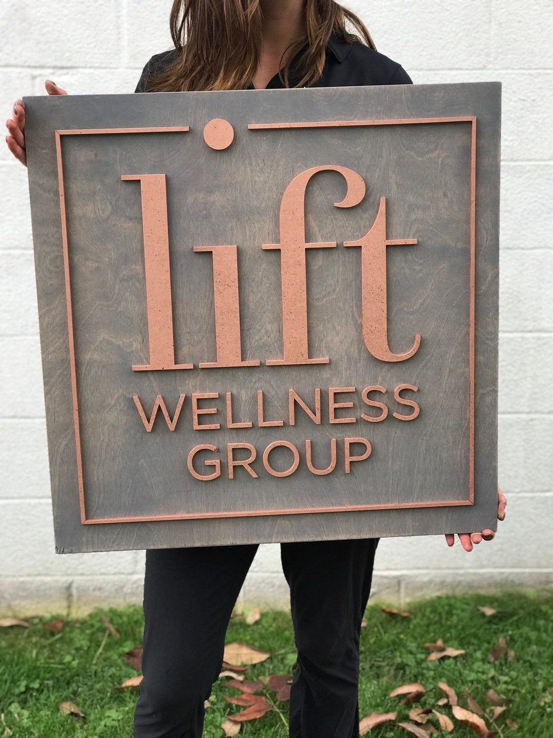 Custom 3D Wood Logo Sign - Laser Cut Business Sign - Etsy