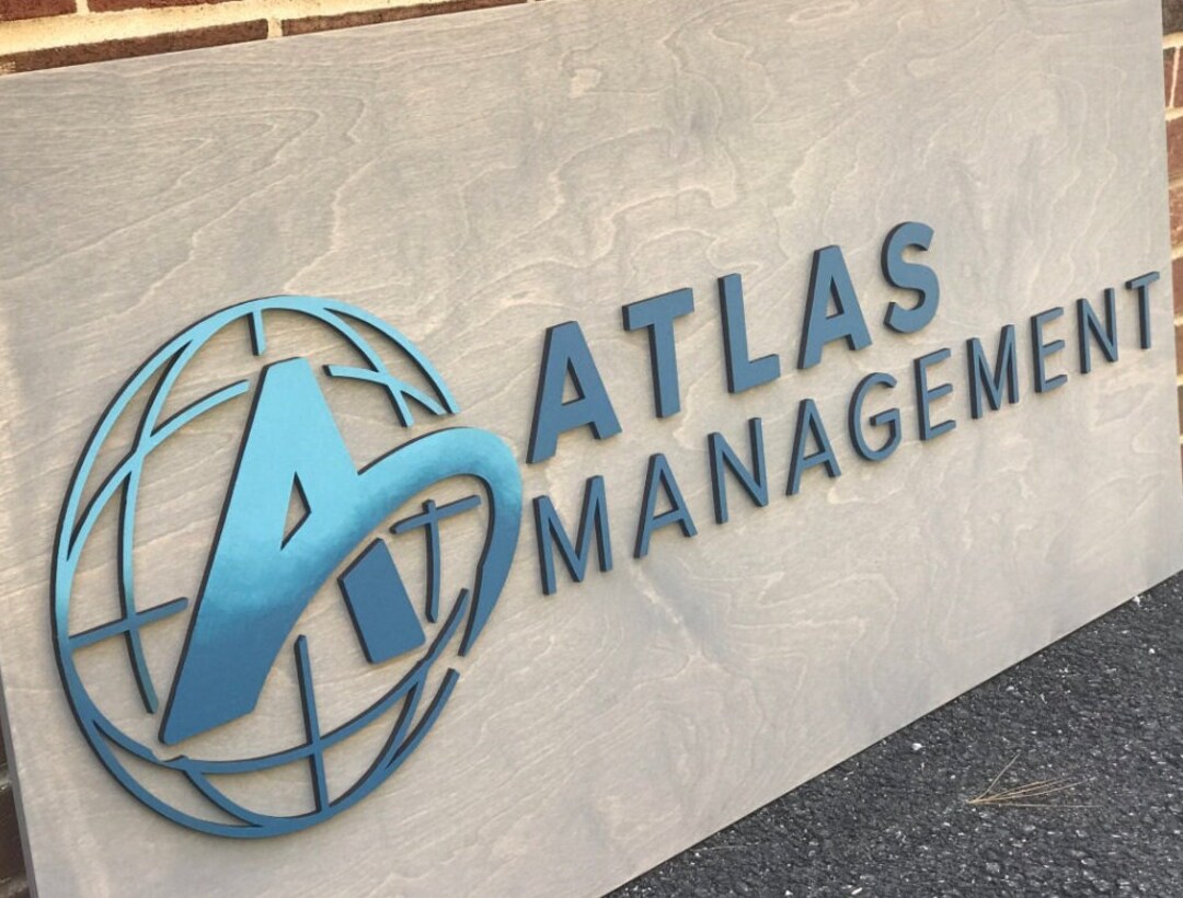 Custom Wood Logo Sign: 3D Layered Business Sign - Etsy