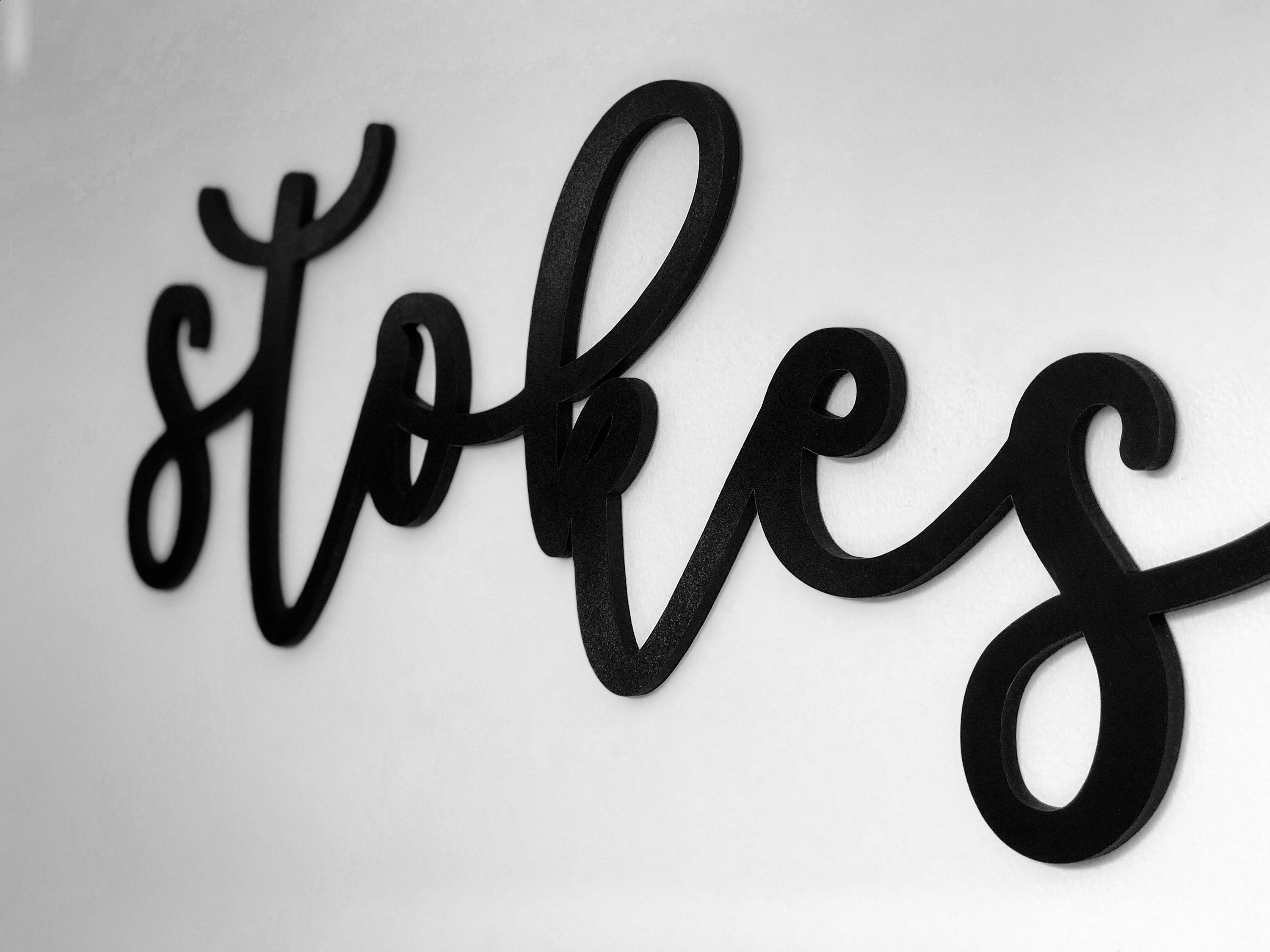 Laser Cut Name Sign: Custom Wood Nursery Decor - Etsy