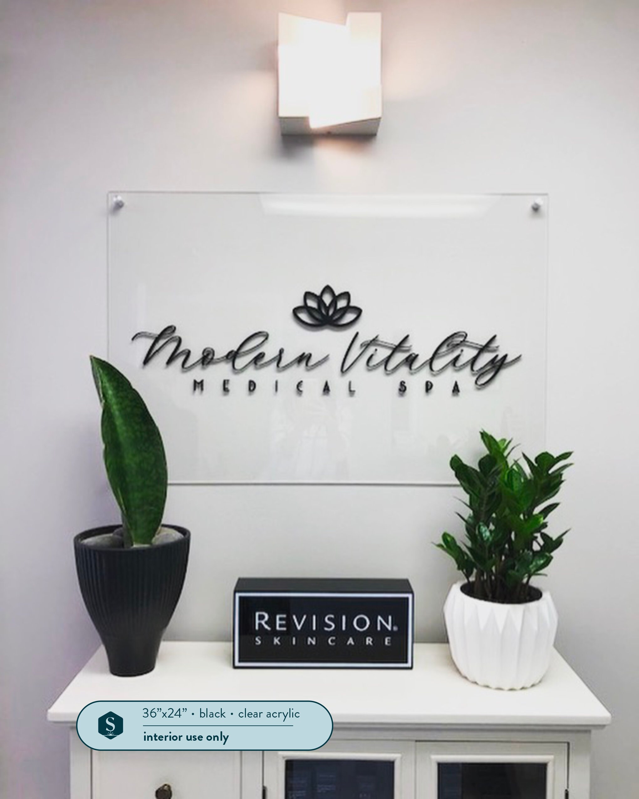 Custom Laser Cut 3D Layered Logo Sign on Clear Acrylic With | Etsy Canada