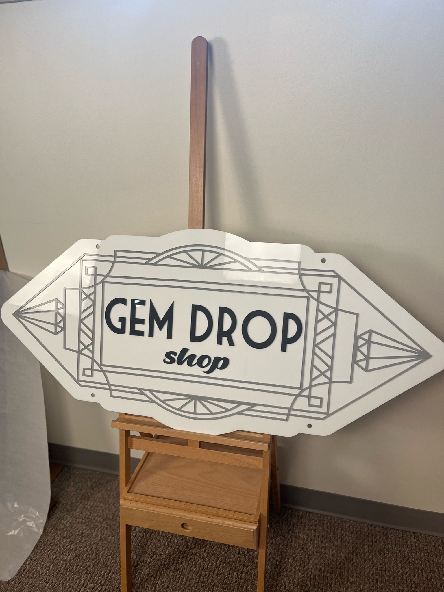 Custom Shape Sign Laser Cut Logo Sign With Raised 3D Design - Etsy