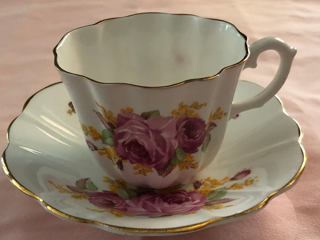 Royal Stuart, Spenser Stevenson, Bone China Tea Cup and Saucer, England ...