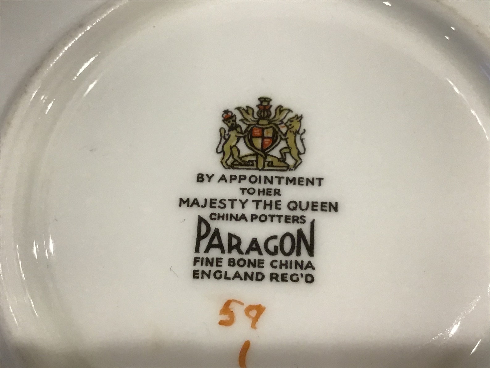 Paragon Bone China Cup and Saucer Gold on Pale Blue | Etsy