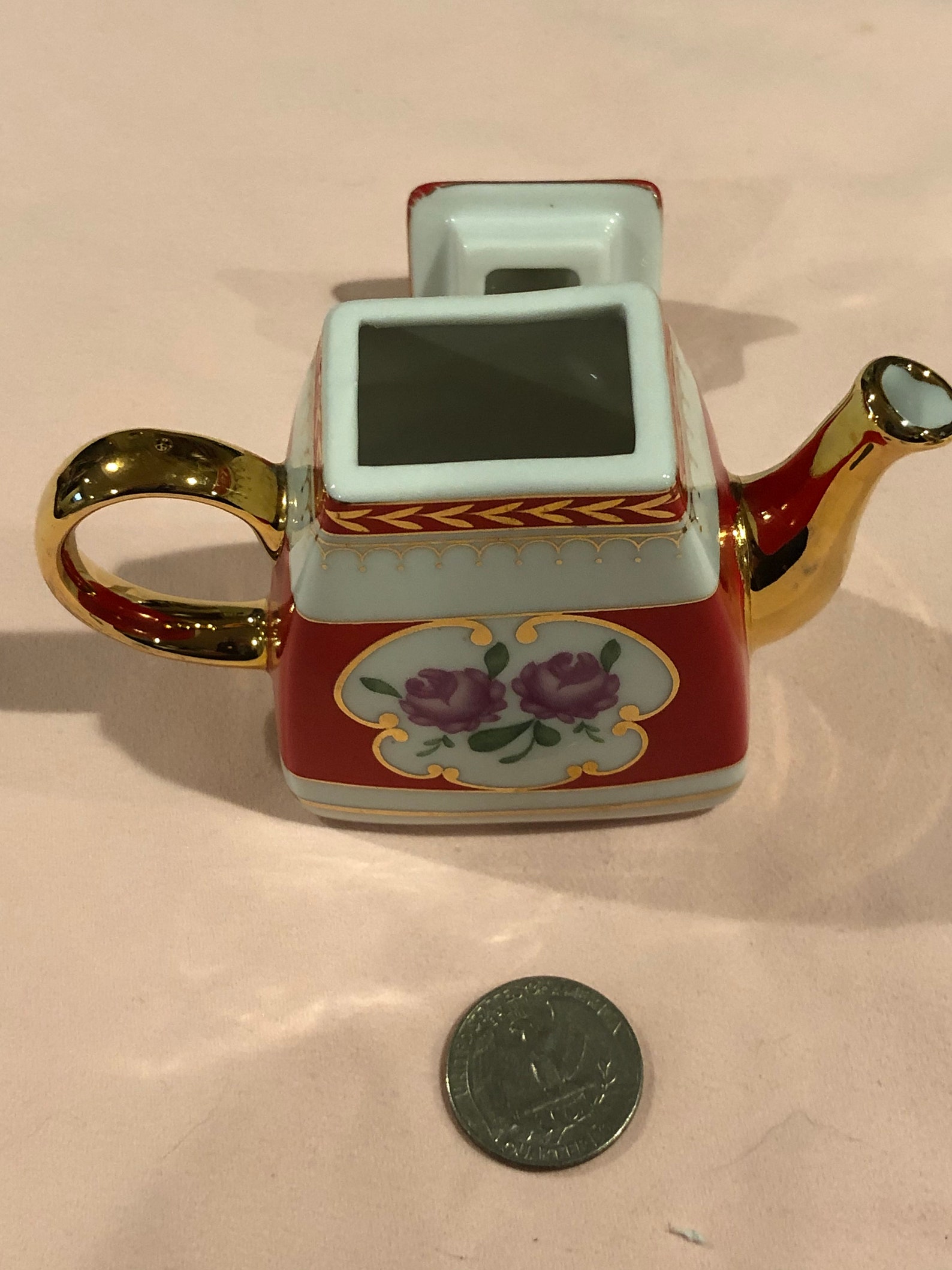 Imperial Porcelain Toy Tea Set Tea Cup Saucer Tea Pot With - Etsy