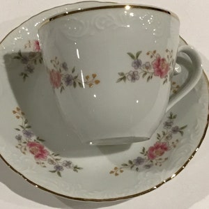 SPAL, Porcelain Tea Cup and Saucer, Porcelanas, Portugal - Etsy