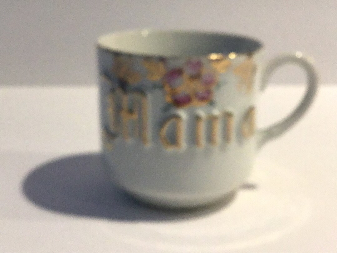 Mug, ZPF Red Swan Stamp, Made in Germany, mama in Gold on Front - Etsy