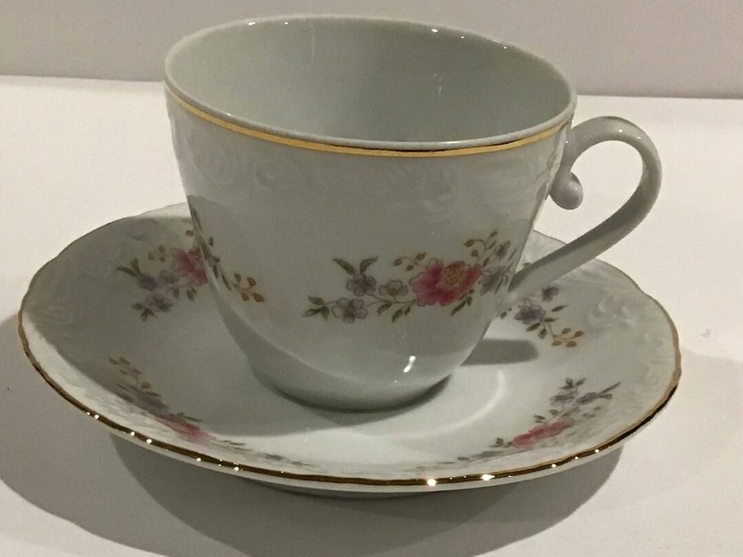 SPAL, Porcelain Tea Cup and Saucer, Porcelanas, Portugal - Etsy