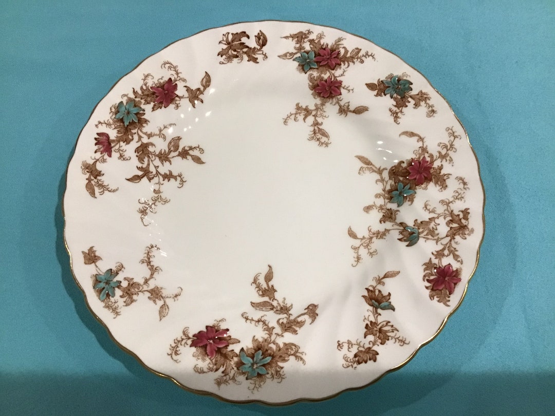 Minton 6-1/8 Plate Bone China Ancestral Pattern Made in - Etsy