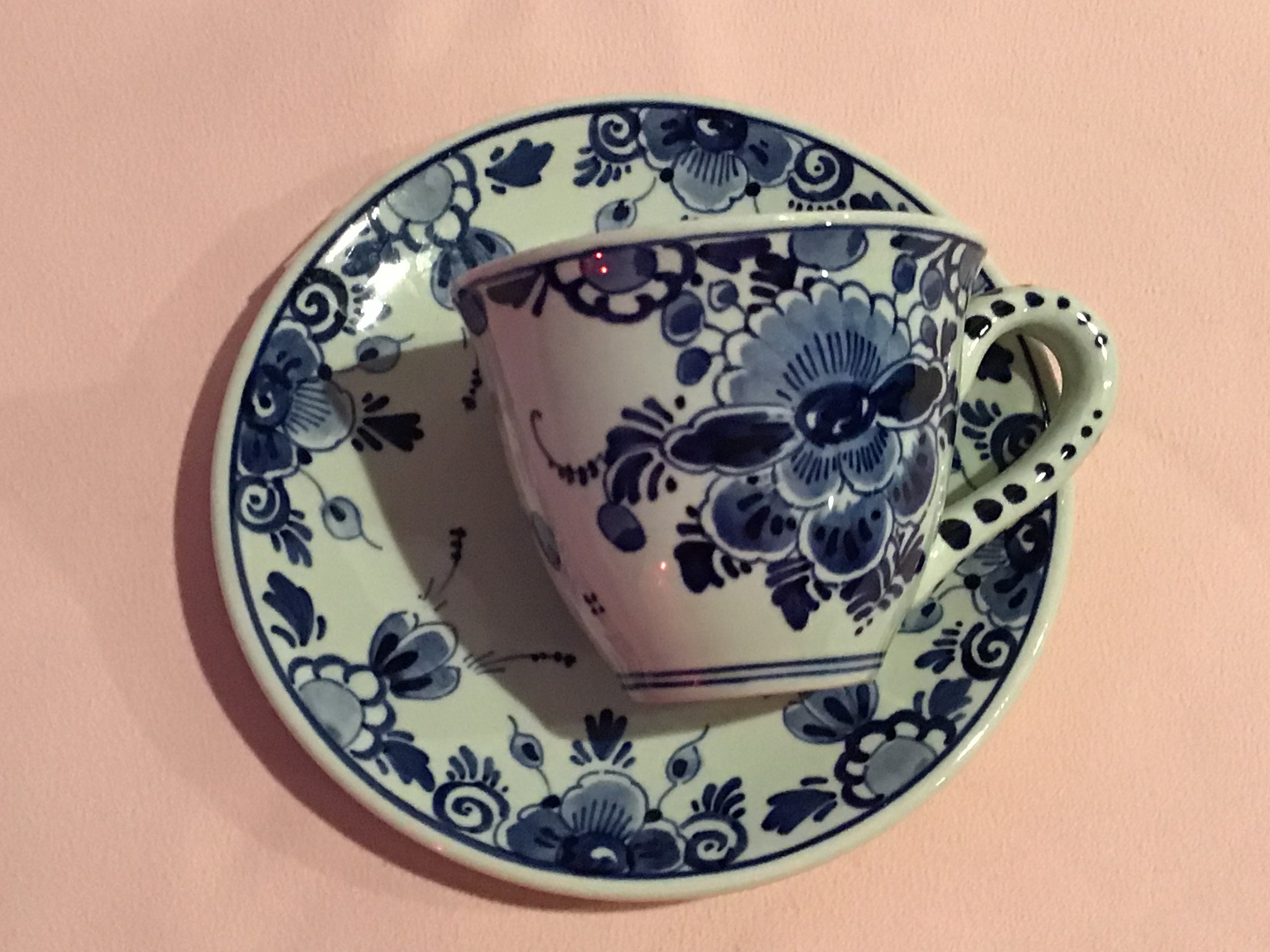 Delft Demitasse Cup and Saucer Blue and White - Etsy
