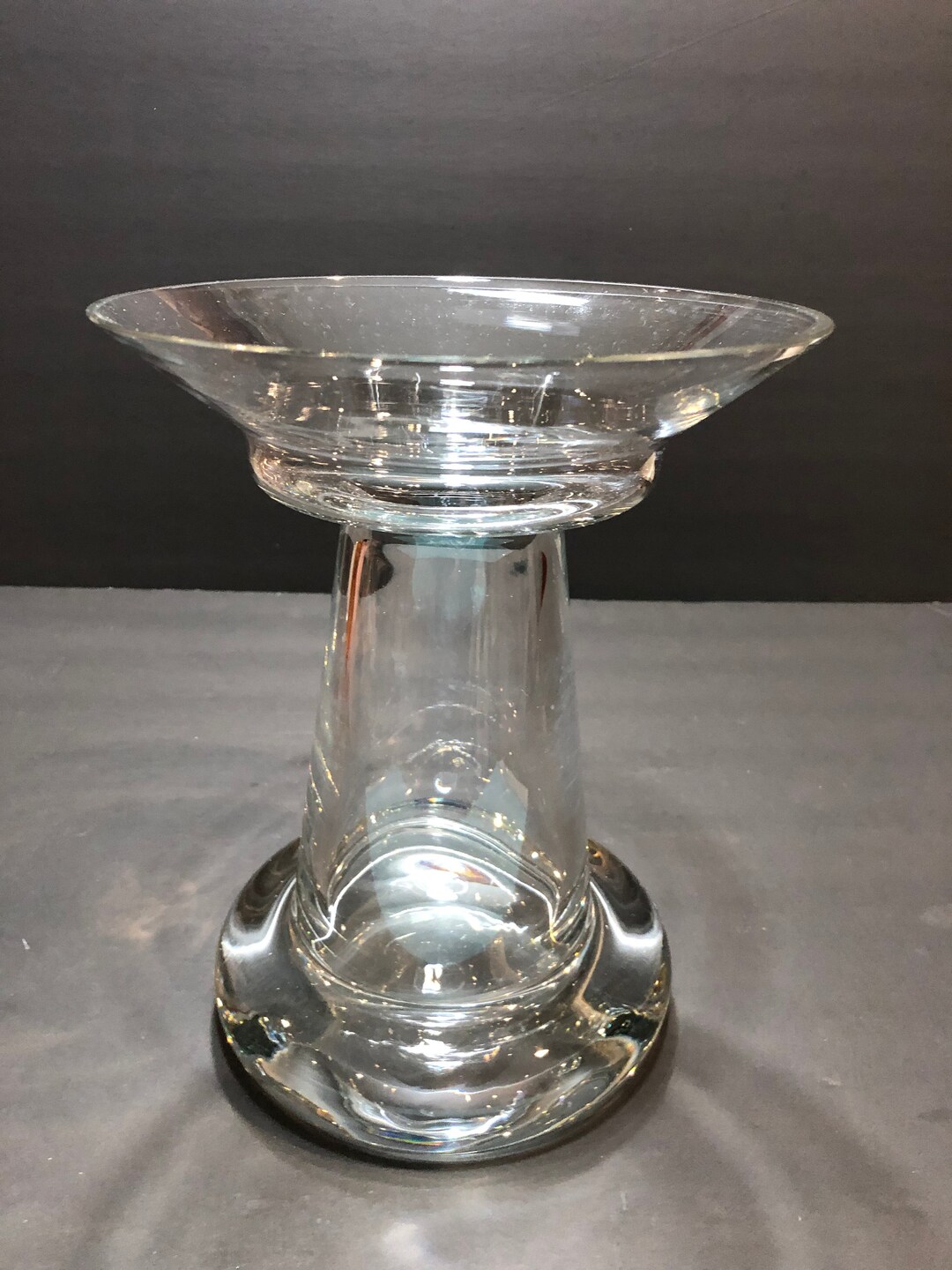 10 Tall 8 Across Large Glass Centerpiece Vase - Etsy