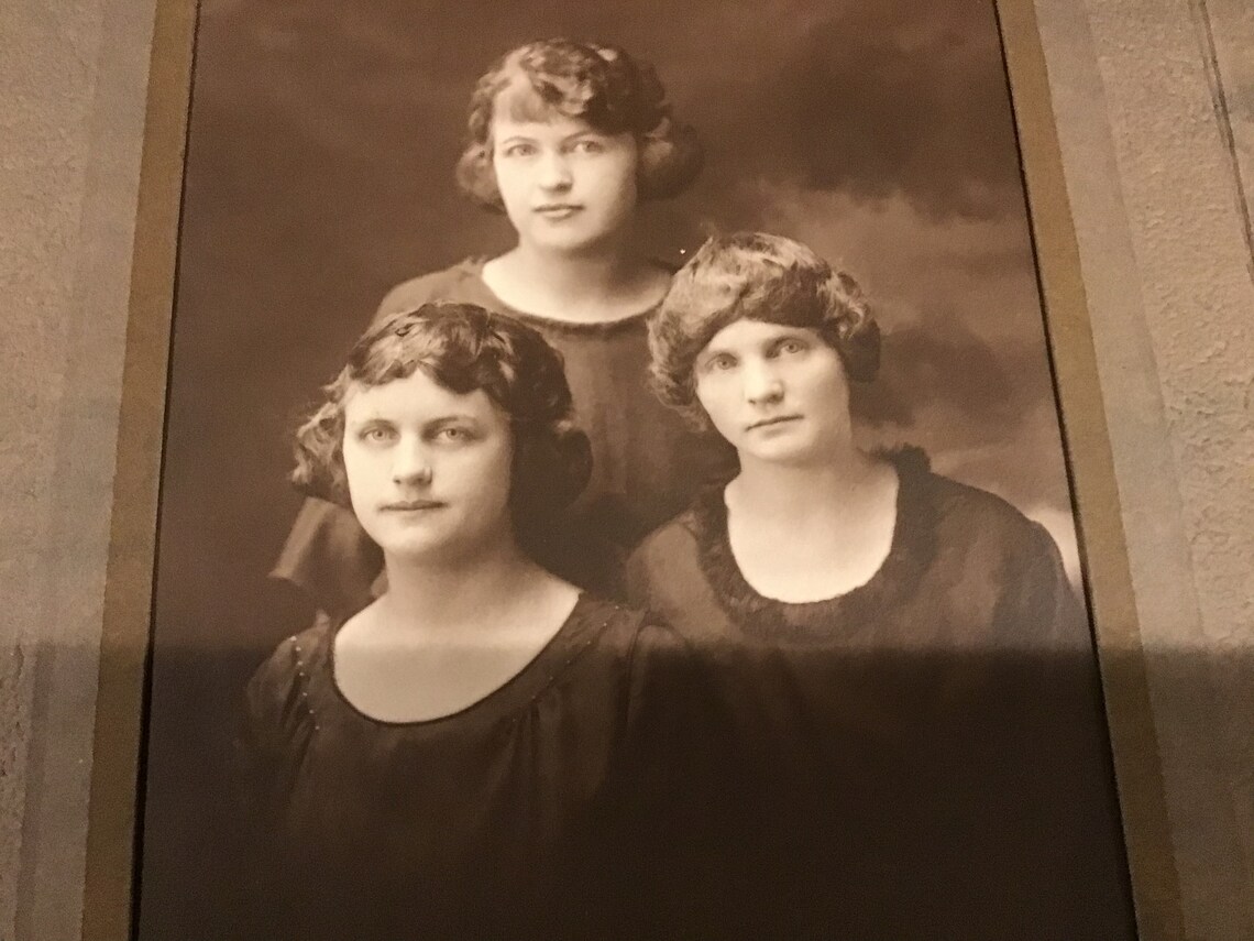 Vintage Sepia Photos Young Ladies - Etsy