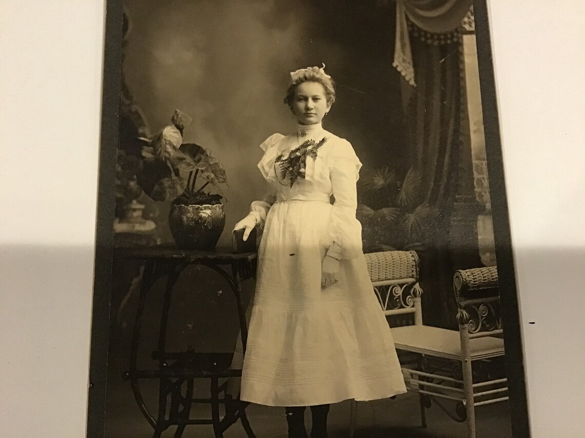 Vintage Sepia Photos Young Ladies - Etsy