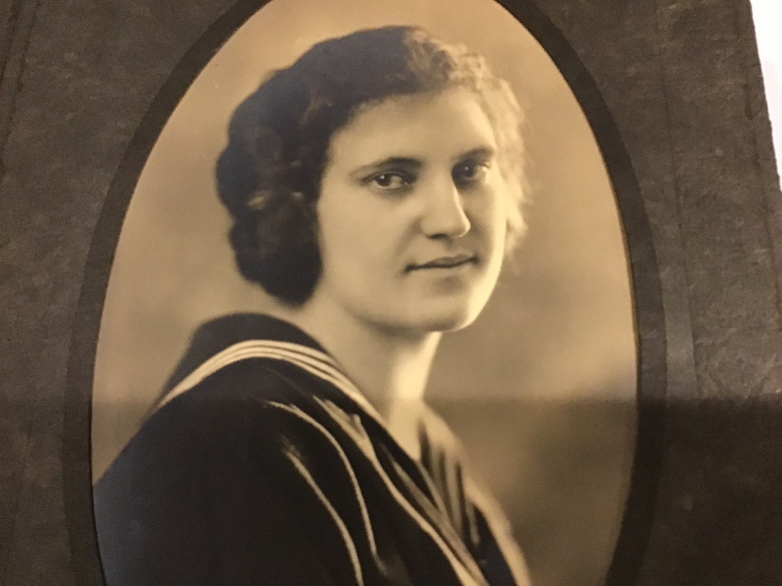 Vintage Sepia Photos Young Ladies - Etsy