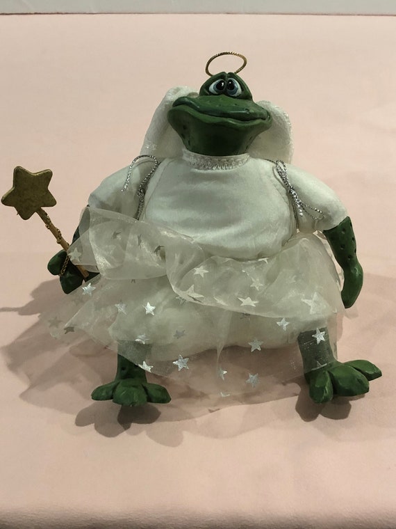 Frog Angel by Kathleen Kelly Critter Factory Russ Berrie | Etsy Hong Kong