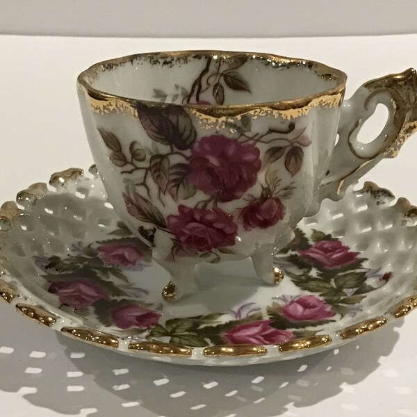 Three Footed Tea Cup - Etsy