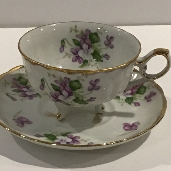 Violet Tea Cup - Etsy