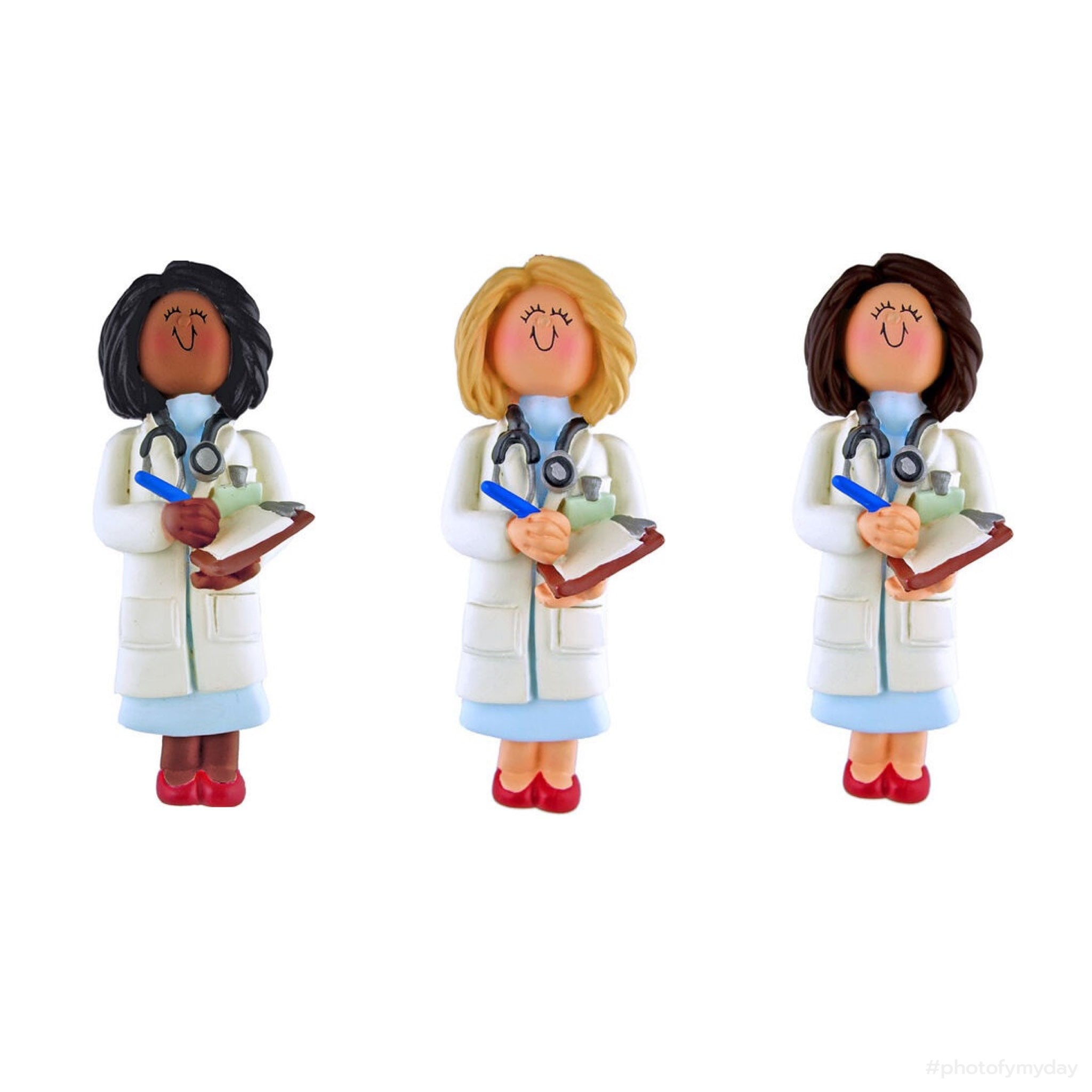 Doctor Ornament // Personalized Gift for Female Doctor // - Etsy