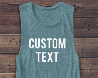 Custom Muscle Shirt - Etsy