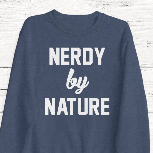 Nerdy Sweater - Etsy
