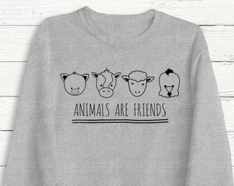 Animal sweatshirt | Etsy