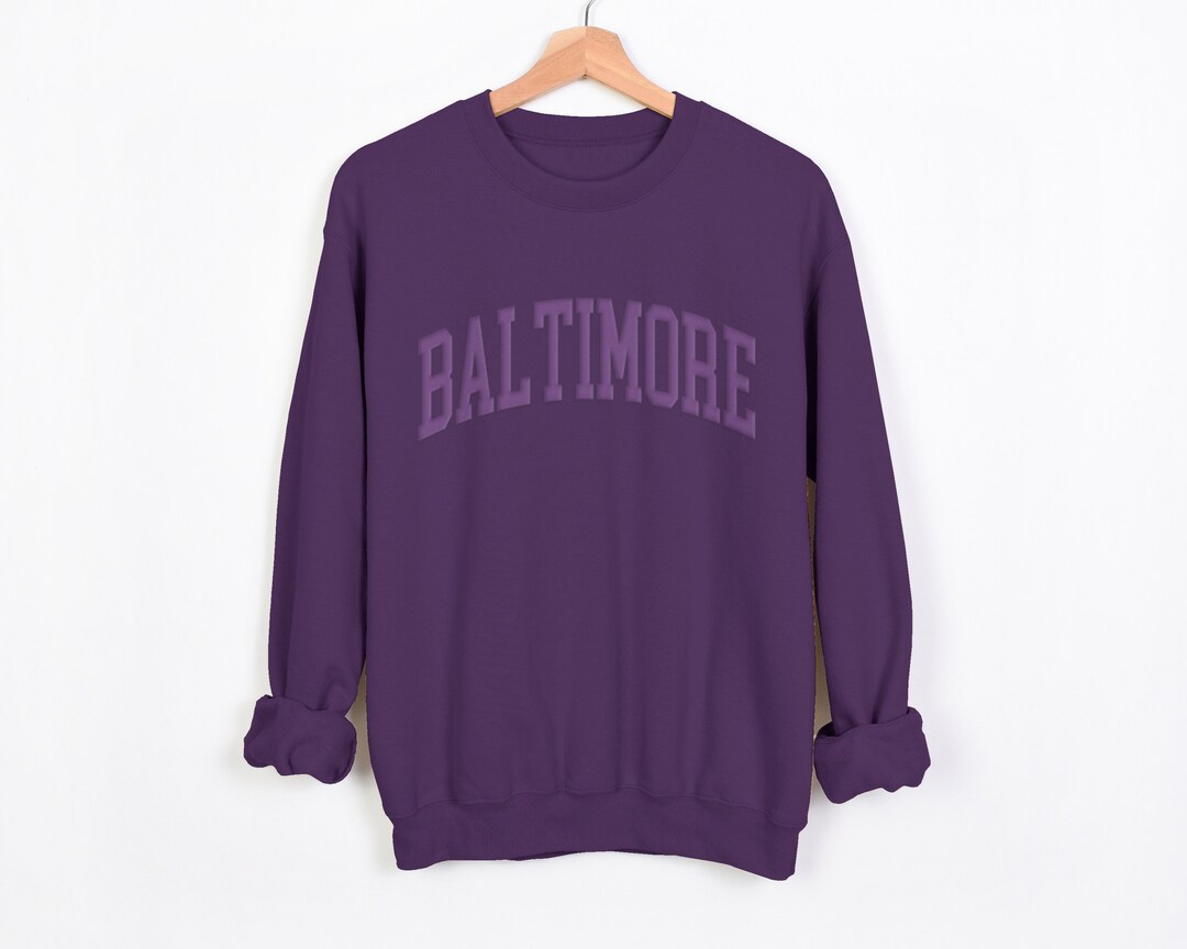 Baltimore Puff Sweatshirt, Baltimore Sweatshirt, Sunday Funday, Sports ...
