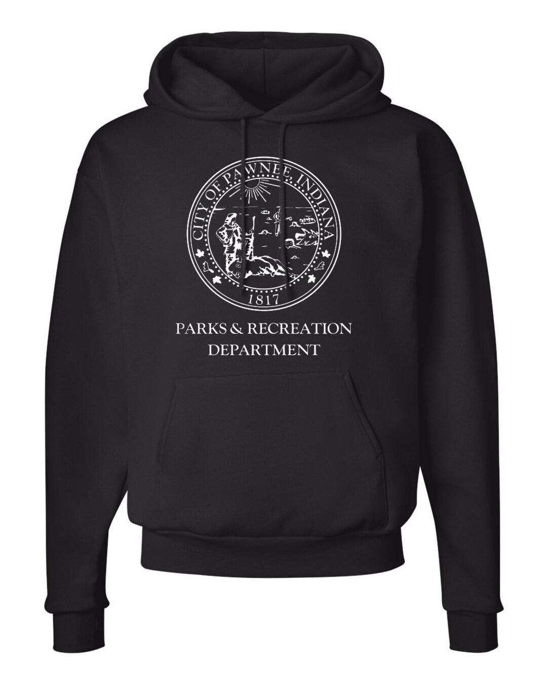 Parks and Rec Hoodie, Pawnee Symbol, Pawnee Hoodie, Parks and ...