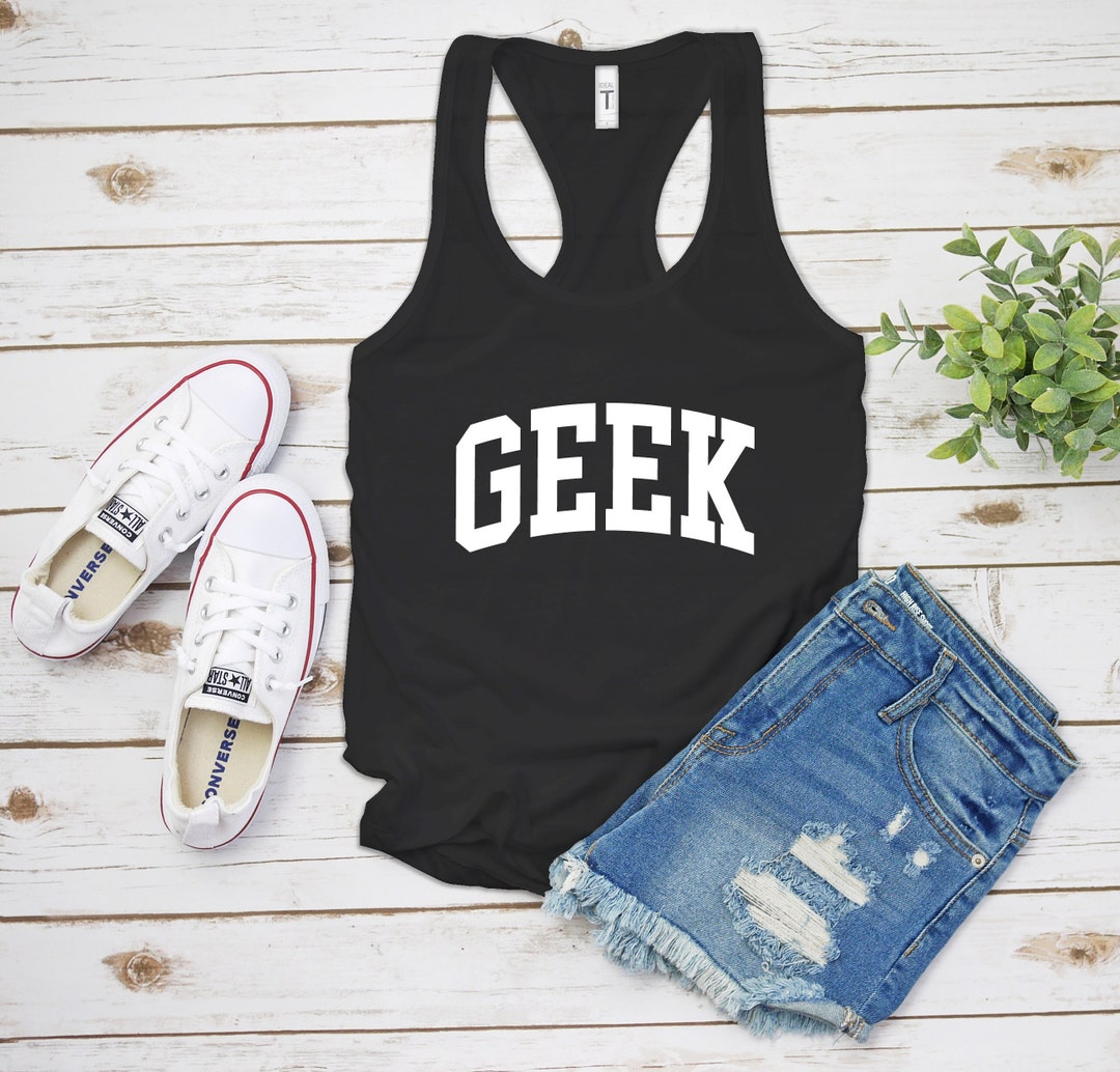 Geek Tank Top, Funny Nerd Tank Top, Geek Tank, Summer Tank, Introvert ...