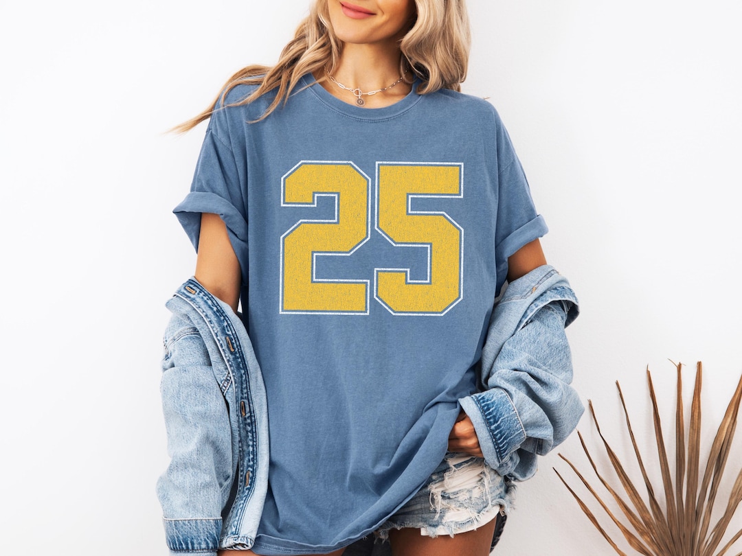 Custom Number Shirt, Comfort Colors Shirt, Game Day Number Shirt ...