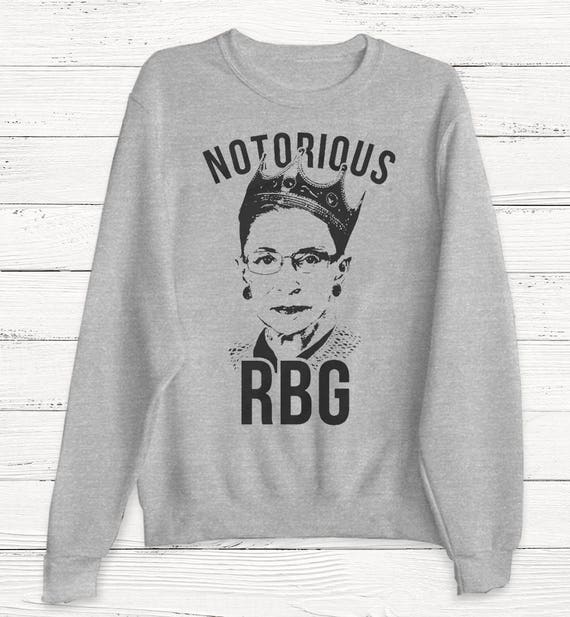 Notorious RBG Sweatshirt Women's Sweater Ruth Bader