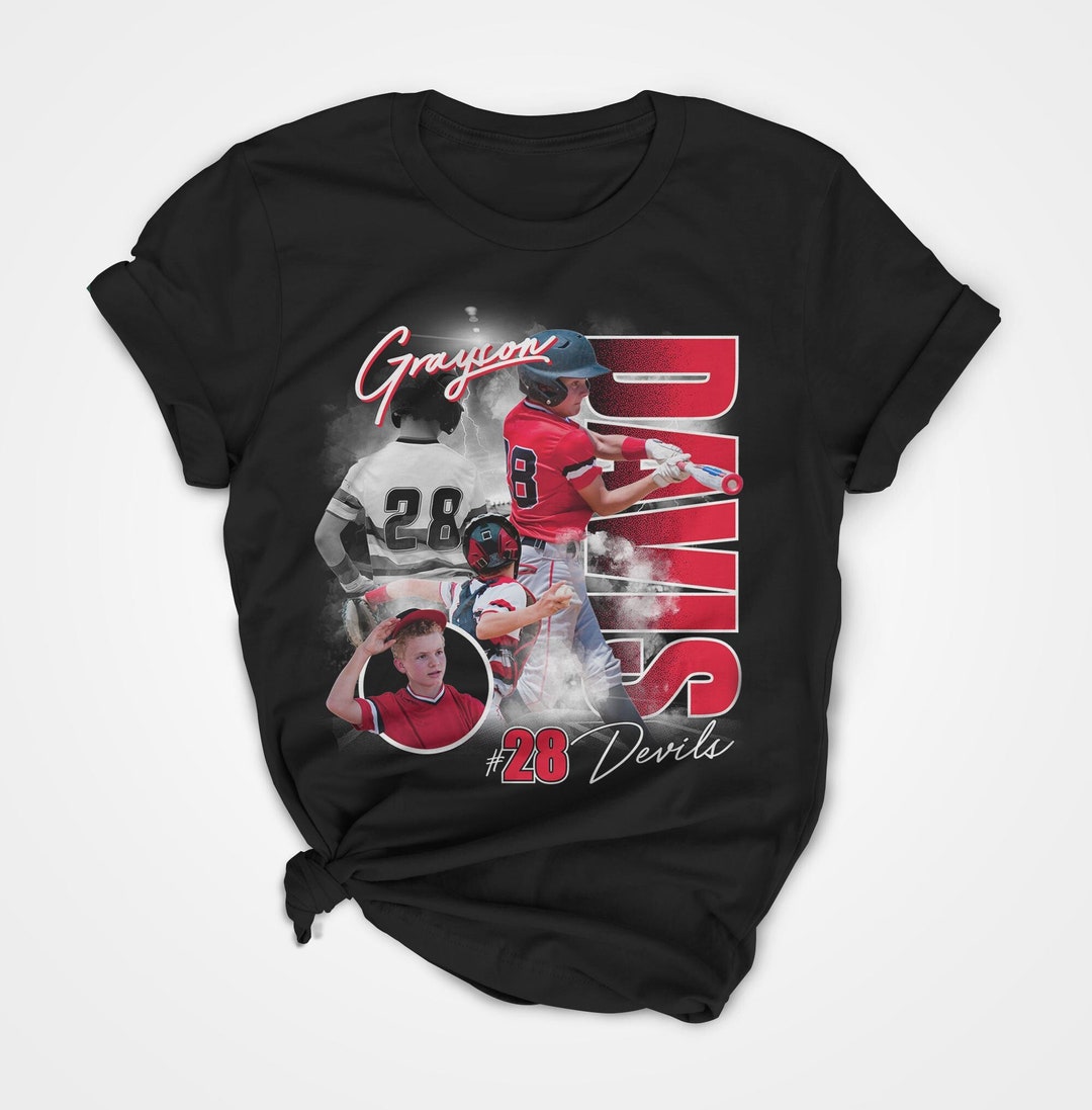 Custom Baseball Player Shirt, Custom Name Baseball Shirt, Baseball Mom ...