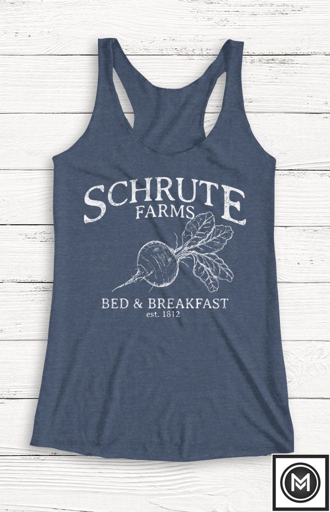 The Office Tank Schrute Farms Tank Top Women's Tank | Etsy