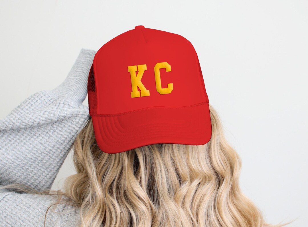 Kansas Hat, Kansas Trucker Hat, Football Hat, Football Puff Hat, Kansas ...