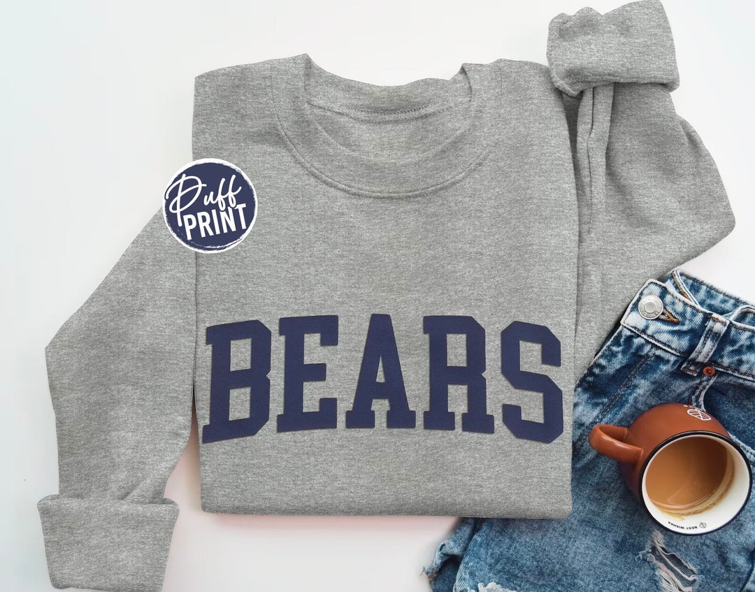 Custom Puff Print Sports Sweatshirt, Custom Team Name, Custom School ...