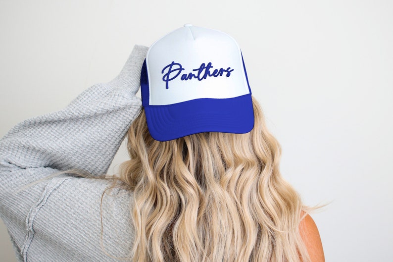 Custom Puff Hat, Custom Puff Trucker Hat, Custom Cursive Hat, Puff ...