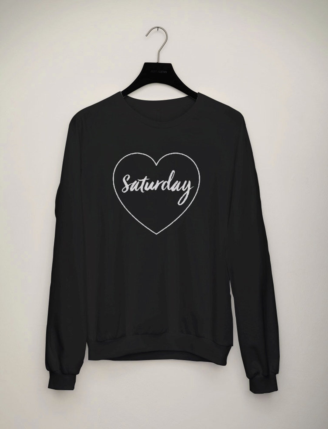 Love Saturday Weekend Lazy Nap Snuggle Pullover Sweatshirt - Etsy