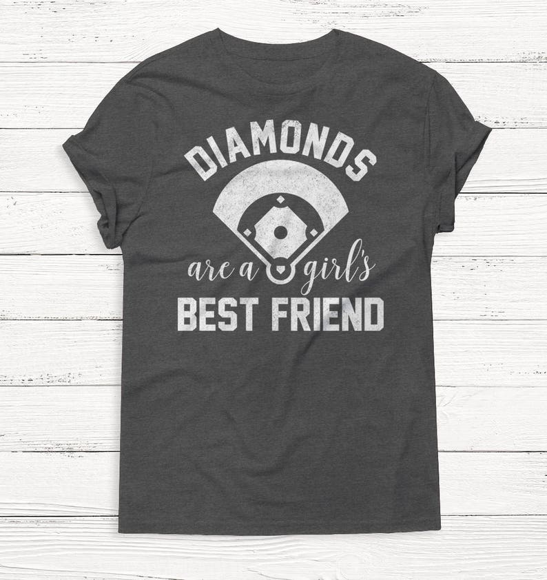 Diamonds Are a Girl's Best Friend Baseball Women's - Etsy