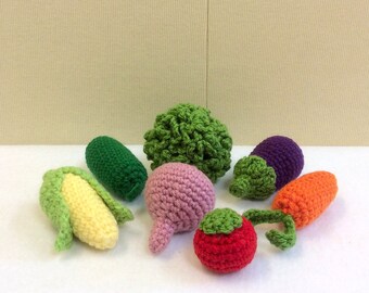 Felt food fridge magnets play set | Etsy