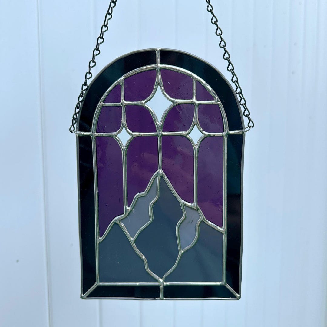 Ramiel Stained Glass Panel | ACOTAR Gift Merch Art | Sarah J Maas ...