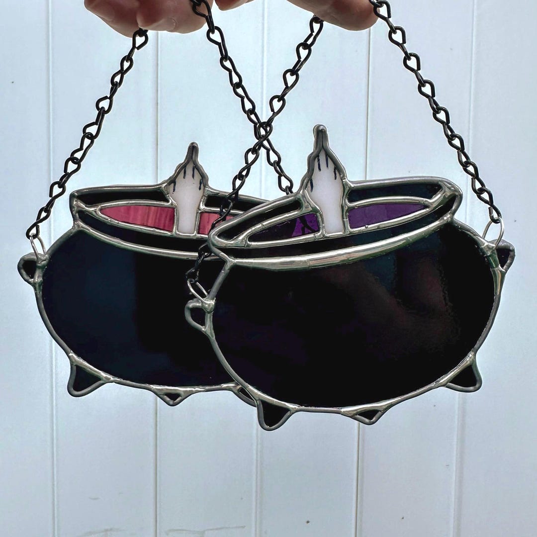 Nesta in the Cauldron Stained Glass Art | ACOTAR Feyre Rhysand Cassian ...