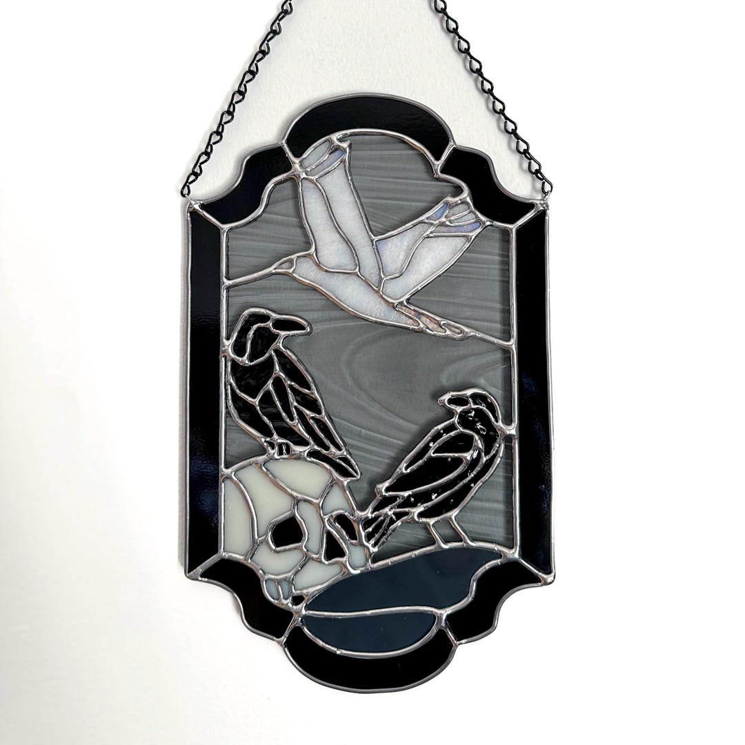 Court of Ravens | Stained Glass Art | Feathers so Vicious | Shadows so ...