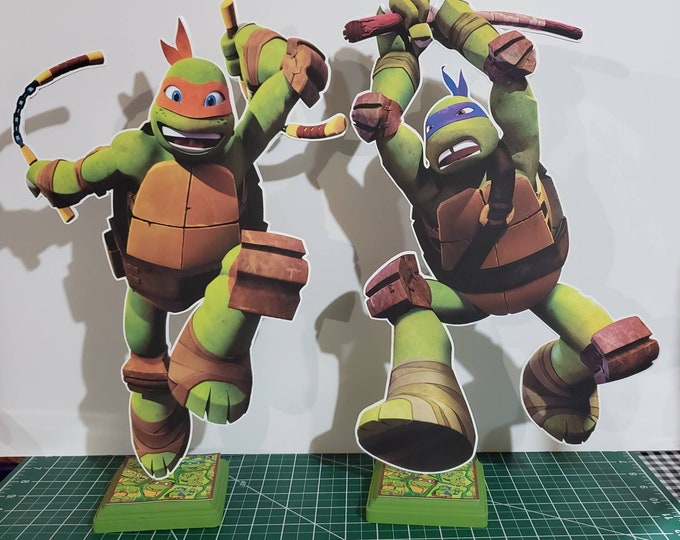 Teenage Mutant Ninja Turtle Centerpieces - Set of 4 - Etsy