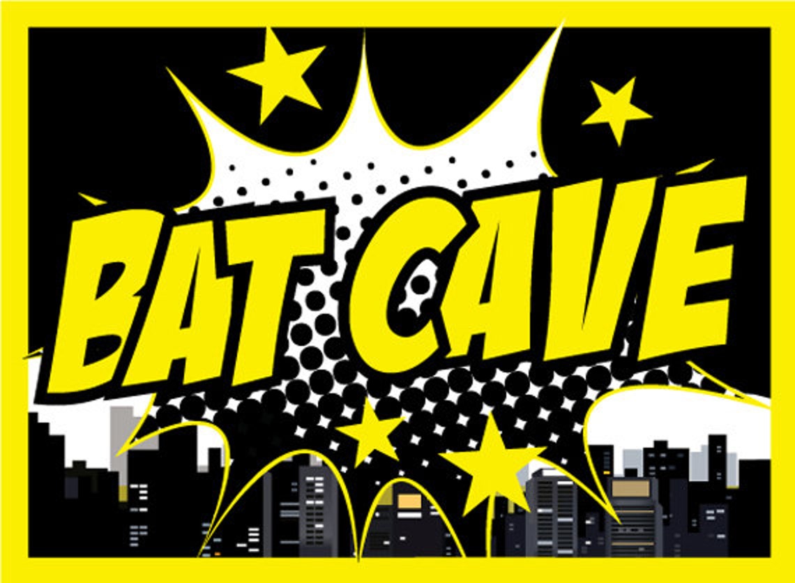 BATMAN Inspired Table Name Cards - Etsy