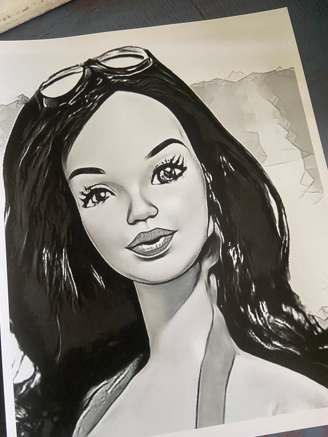 Retro Barbie Portrait Art Print 8x10 AA Barbie Beauty 179B - Etsy