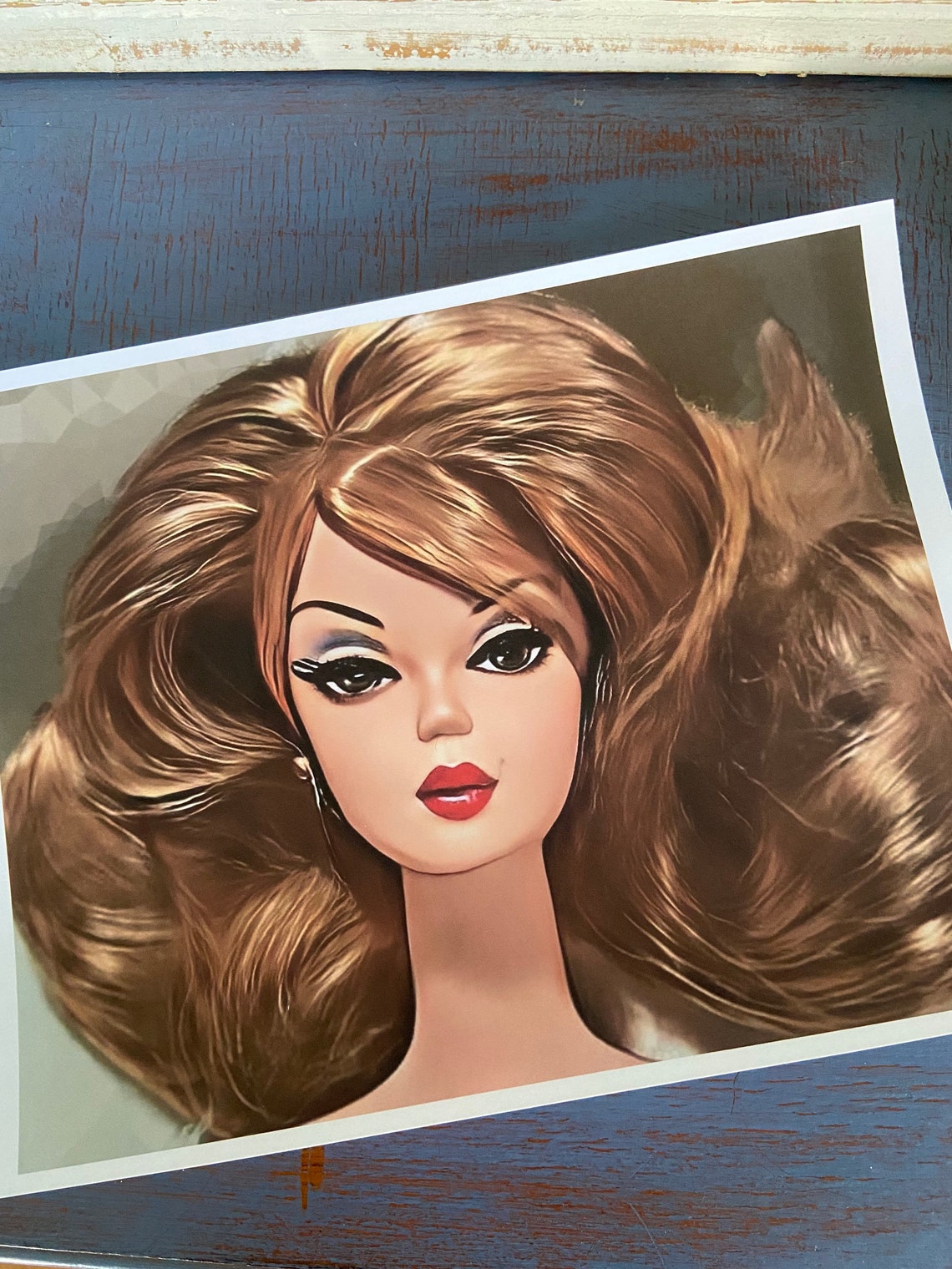 Retro Barbie Portrait Art Print 8x10 Silkstone Beauty 172A - Etsy