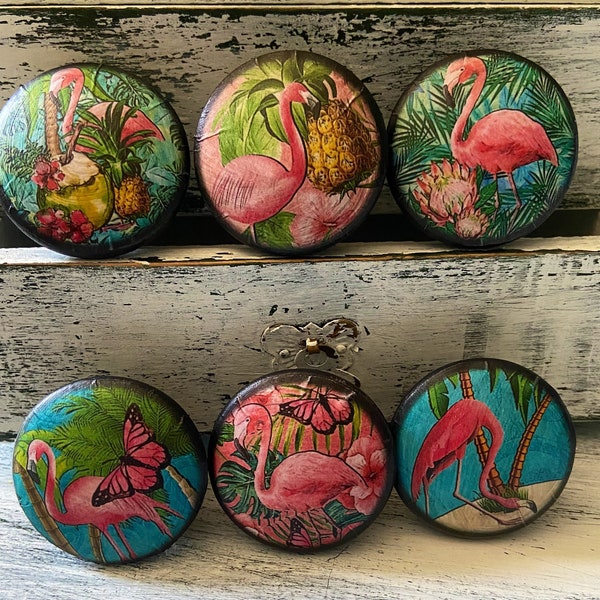 Flamingo Knobs - Etsy