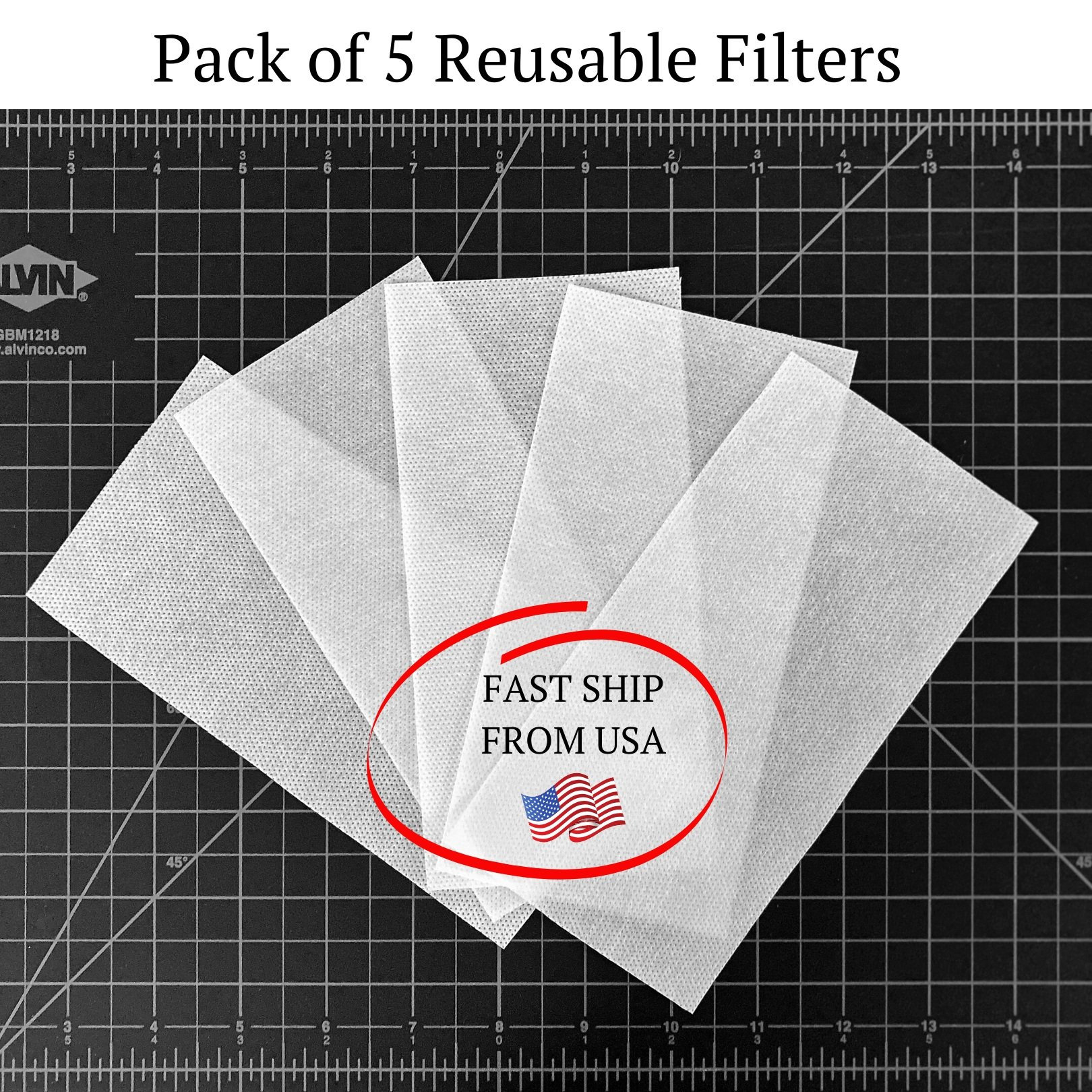Pack of 5 Non-woven Polypropylene Filter Inserts Universal - Etsy Canada